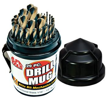 alfa tools BBML74290DM 29pc blitz bit mechanicslength drill mug | PROLINE