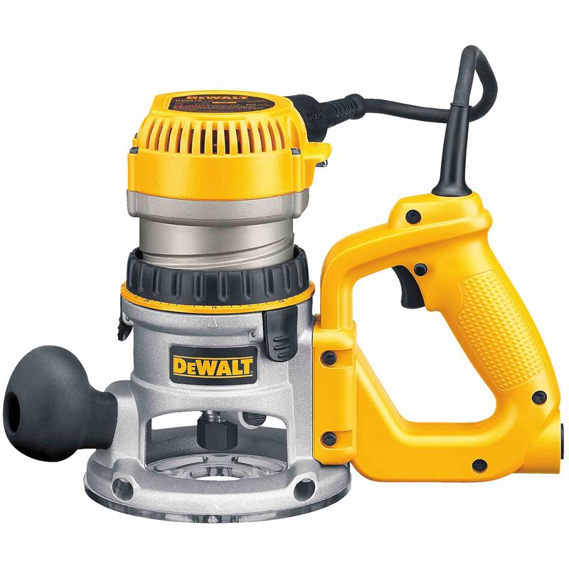 dewalt DW618D 2 14 hp maximum motor hp evs d handle router with soft ...