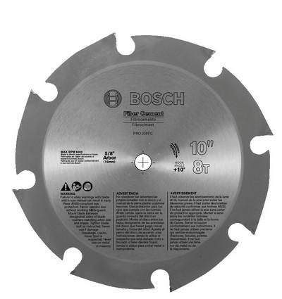 10 In. 8 Tooth Fiber Cement Circular Saw Blade | PROLINE