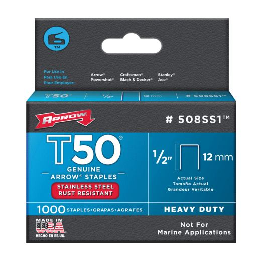 Arrow T50 Staples - 508SS1 | PROLINE